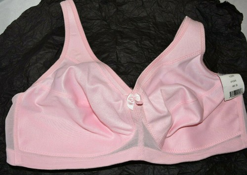 NWT Glamorise Bra 1005 Magic Lift Soft Cup Active Support Pink 40H | eBay