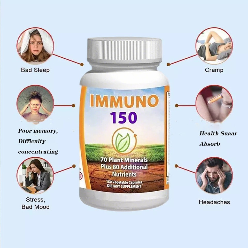 IMMUNO 150 THE ULTIMATE MULTI VITAMIN, IMMUNE BOOSTER, Exp 2027, 150 ...