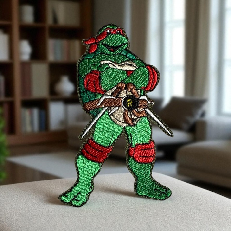 TMNT Iron on patch Raphael | eBay