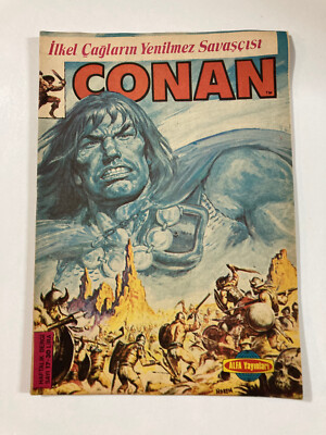 CONAN the BARBARIAN Turkish Comic #17 1983 Rare Series | eBay