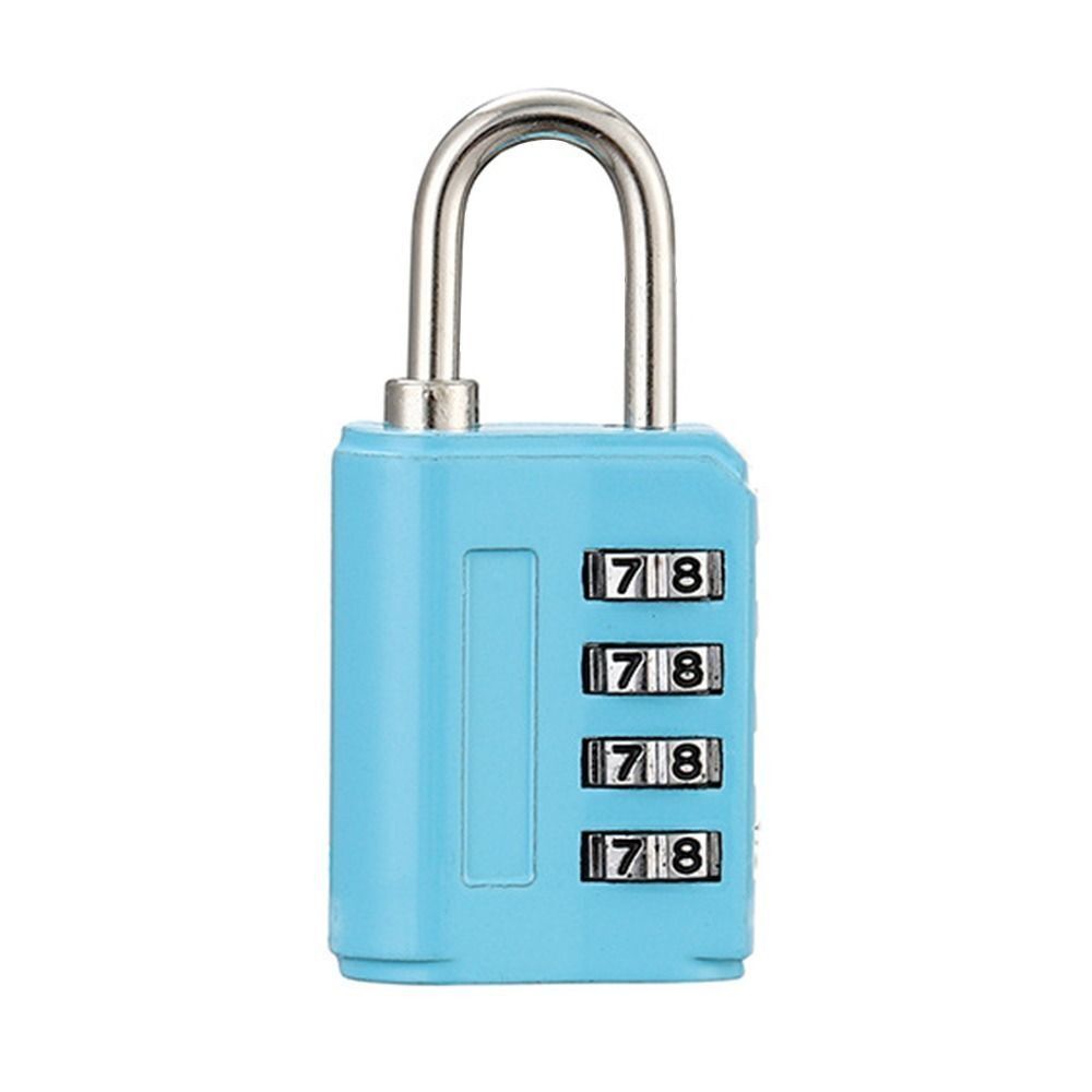 Padlock 4 Digit Password Lock Anti-theft Security Coded Lock Home | eBay