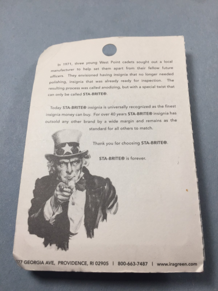 US Army/ USAF LT. Col. Dress metal Rank insignia 2 pcs (1" x 1-1/8 ...