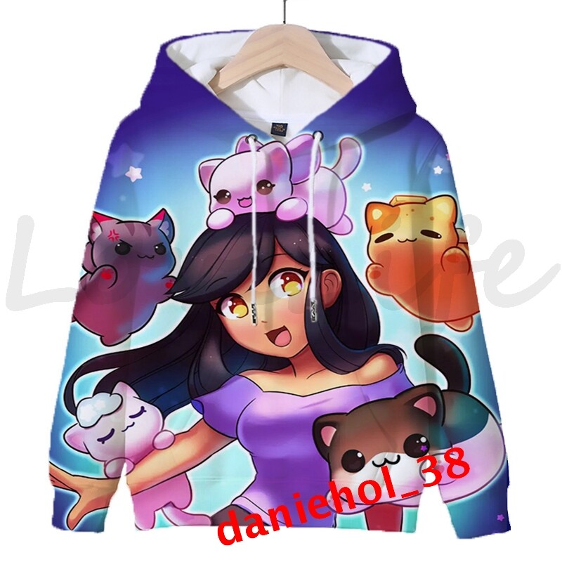 Girls Aphmau Merch 3D Hooded Hoodies Sweatshirt Pullover Coat Jumper ...
