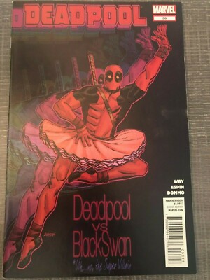 Deadpool # 58 A Cover Comic First Print Marvel 2012 Daniel Way vs Black ...