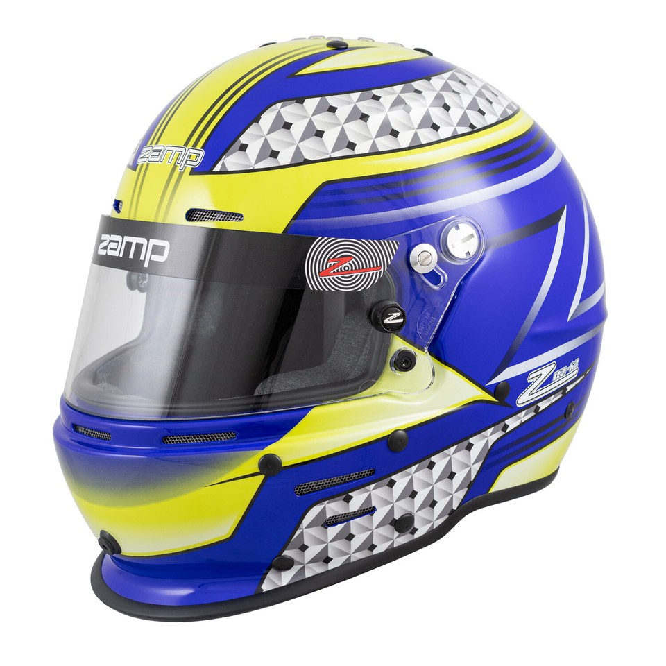Zamp Helmet RZ62 Hans Hybrid Compatible Holes Snell 2020 Approved ORCi ...
