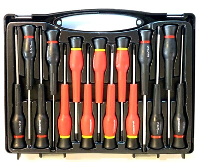15 Pcs Precision Screwdriver Set for Small Screws Philips and Flat Set ...