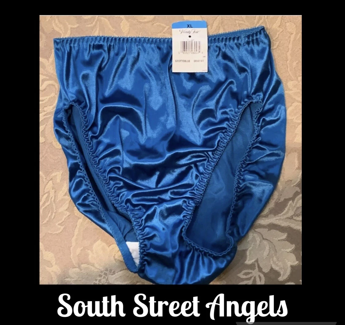 Satin High Cut Briefs