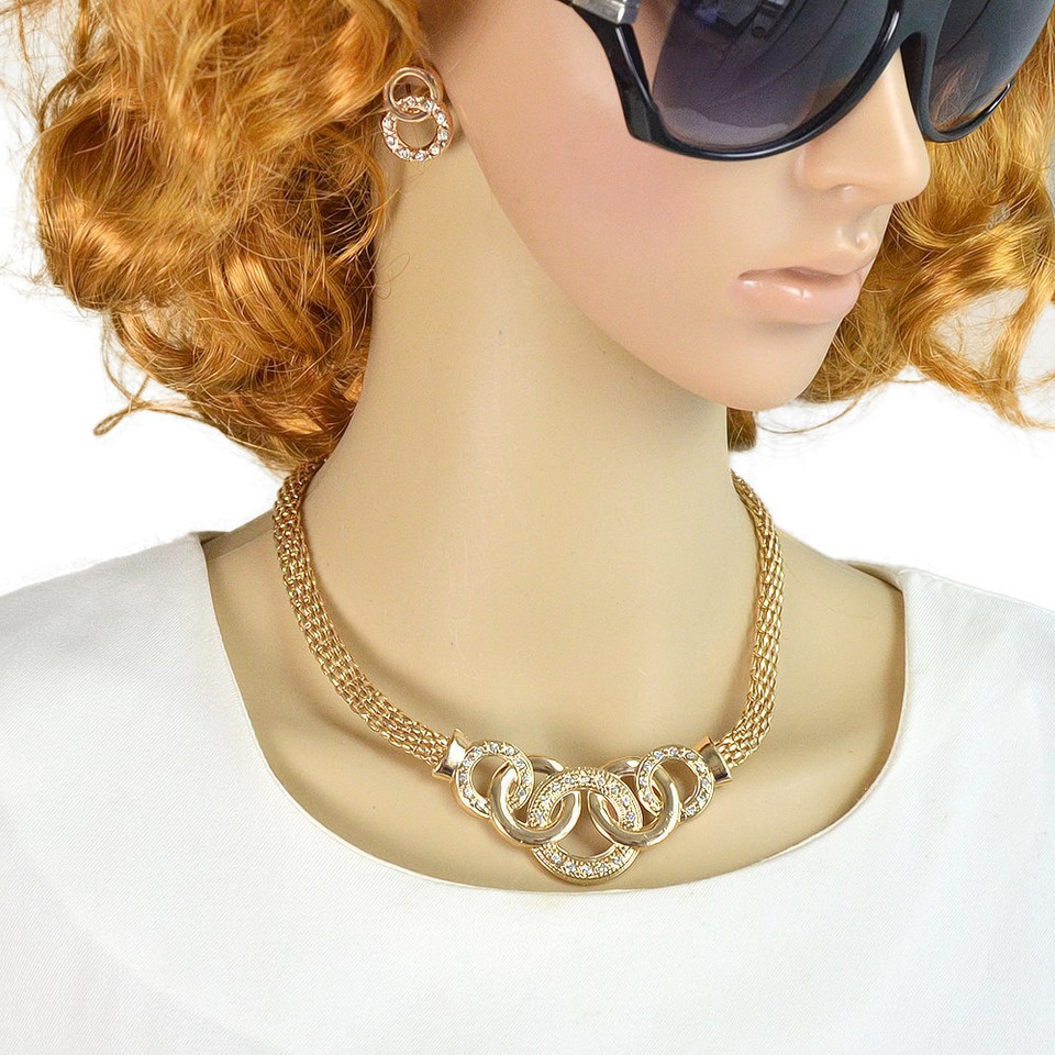 Set Gold Chain Marriage 5 Coins Jewelry Lush Sets Golden Necklace* | eBay