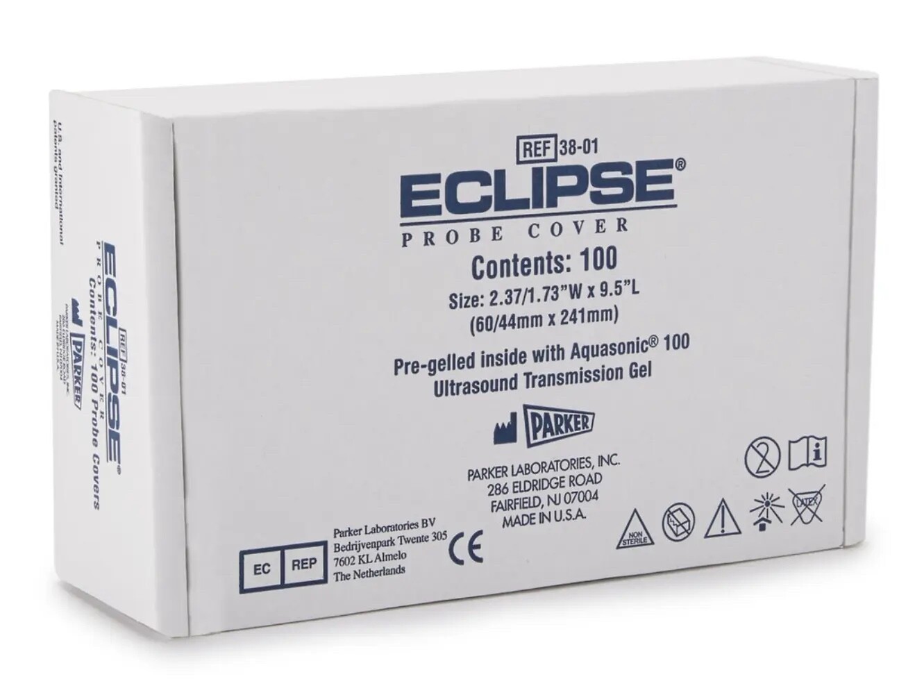 Parker Labs Eclipse Ultrasound Probe Covers - Box of 100 | eBay