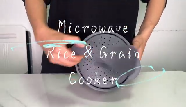 Multi Use Microwave Rice and Grain Cooker Vegetable Steamer Quick Meals ...