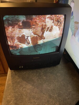 Symphonic 13" CRT TV/VCR Combo VHS Player Gaming SC313C (No Remote ...