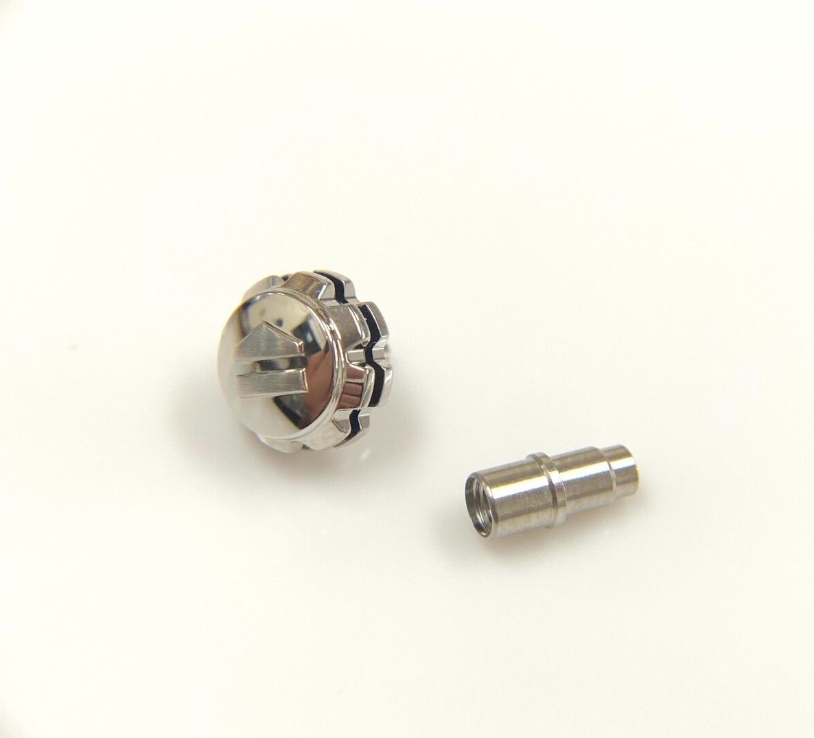 Genuine Tag Heuer 8mm Steel Crown WAZ2012 CAU2010 w/ Gasket & Tube #71B ...