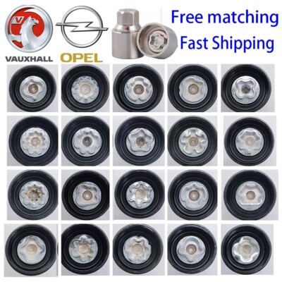 Vauxhall Wheel Locking Nut Master Security Bolt Key Opel Matching Match ...