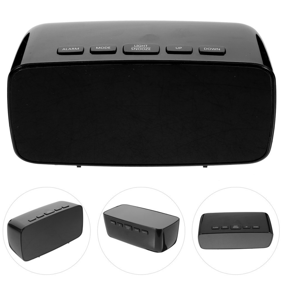 Led Digital Alarm Clock Desktop Clock With Large Display For Office ...