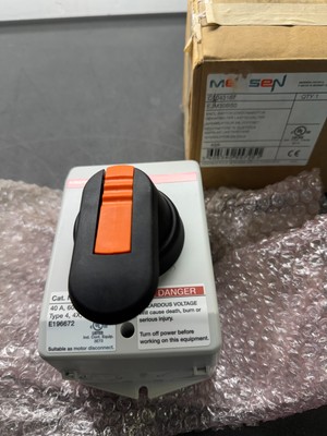 Mersen Enclosed Disconnect Switch EJM30BS0 40A 600V Type 4 4X, 12 NOS ...