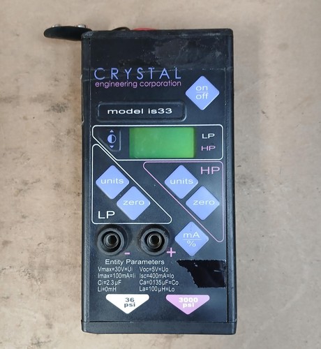 Crystal Engineering is33 Series Pressure Calibrator 36/3000 Psi (Parts ...