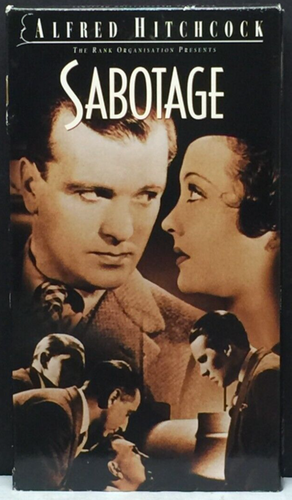 Alfred Hitchcock Sabotage VHS | eBay