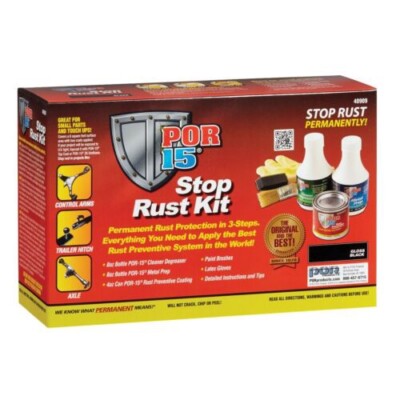 POR-15 40909 Stop Rust Kit - Permanent 3-Step Rust Preventive System | eBay