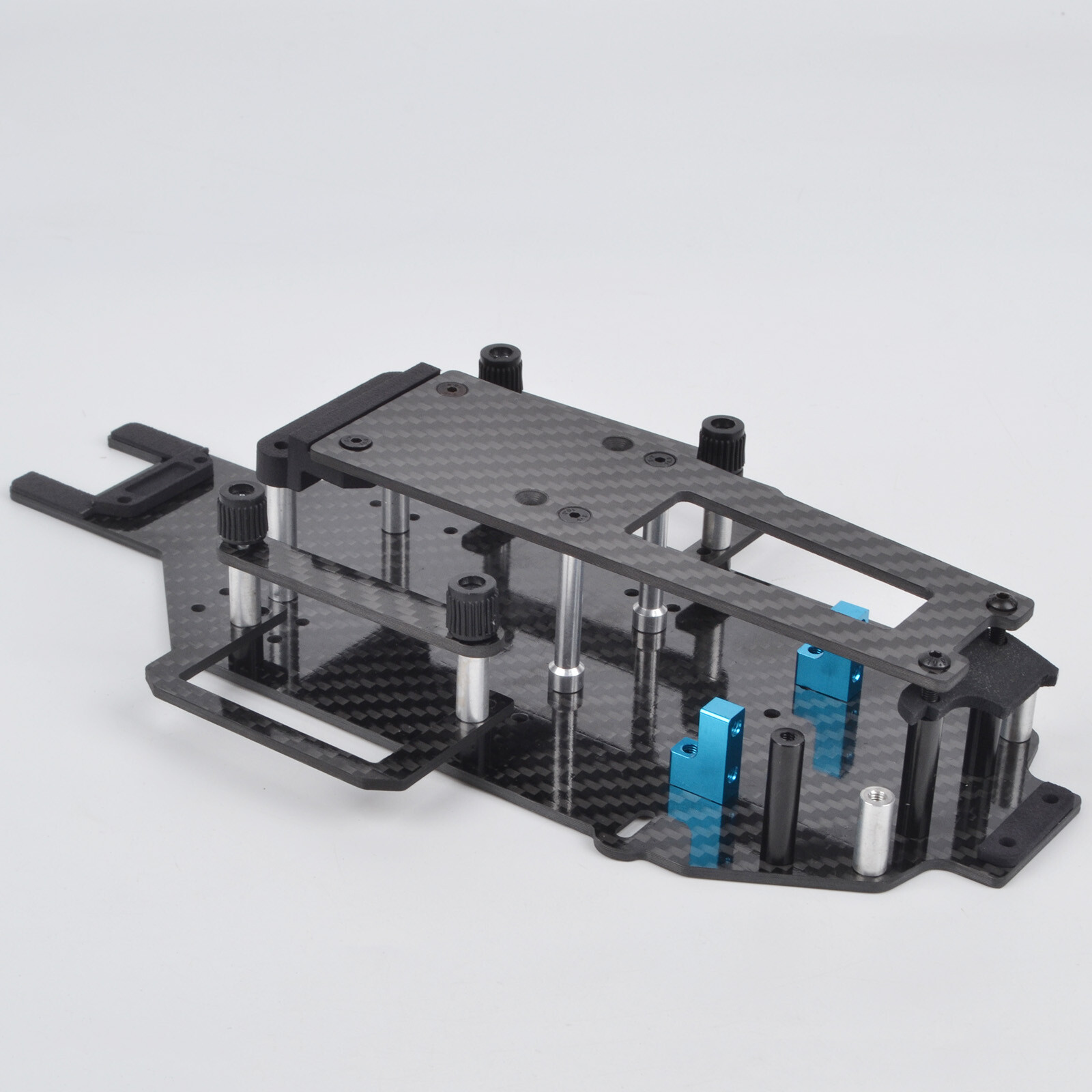 Carbon Chassis Frame Kit for Tamiya TA02 TA02W TA02S TA02SW TA02T ...