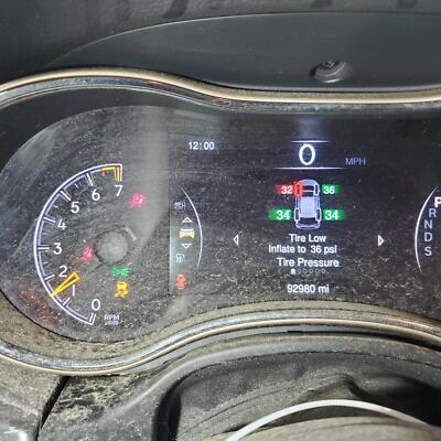 JEEP GRAND CHEROKEE Speedometer (cluster), (7" display screen), US ...