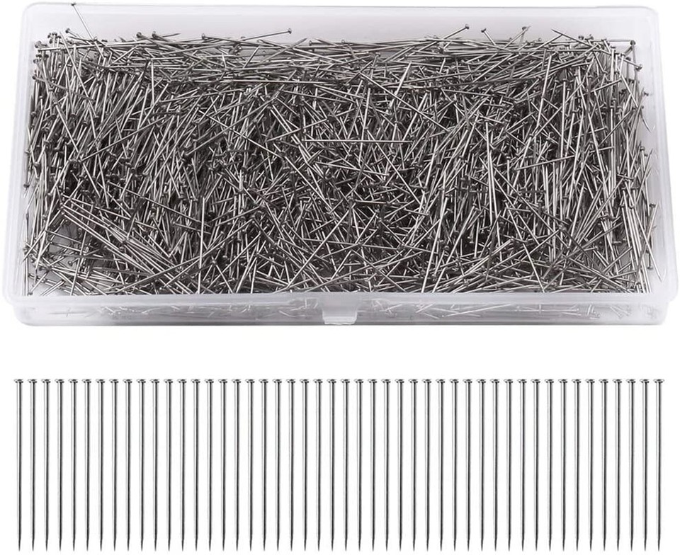 600 x STANDARD DRESSMAKER PINS TAILOR STRAIGHT PINS SEWING CRAFT DRESS ...
