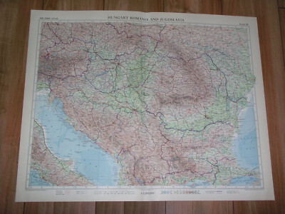1900-Now - Map Of Romania