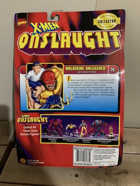 X-men Onslaught Wolverine Unleashed With Franklin Richards ToyBiz 1997 ...