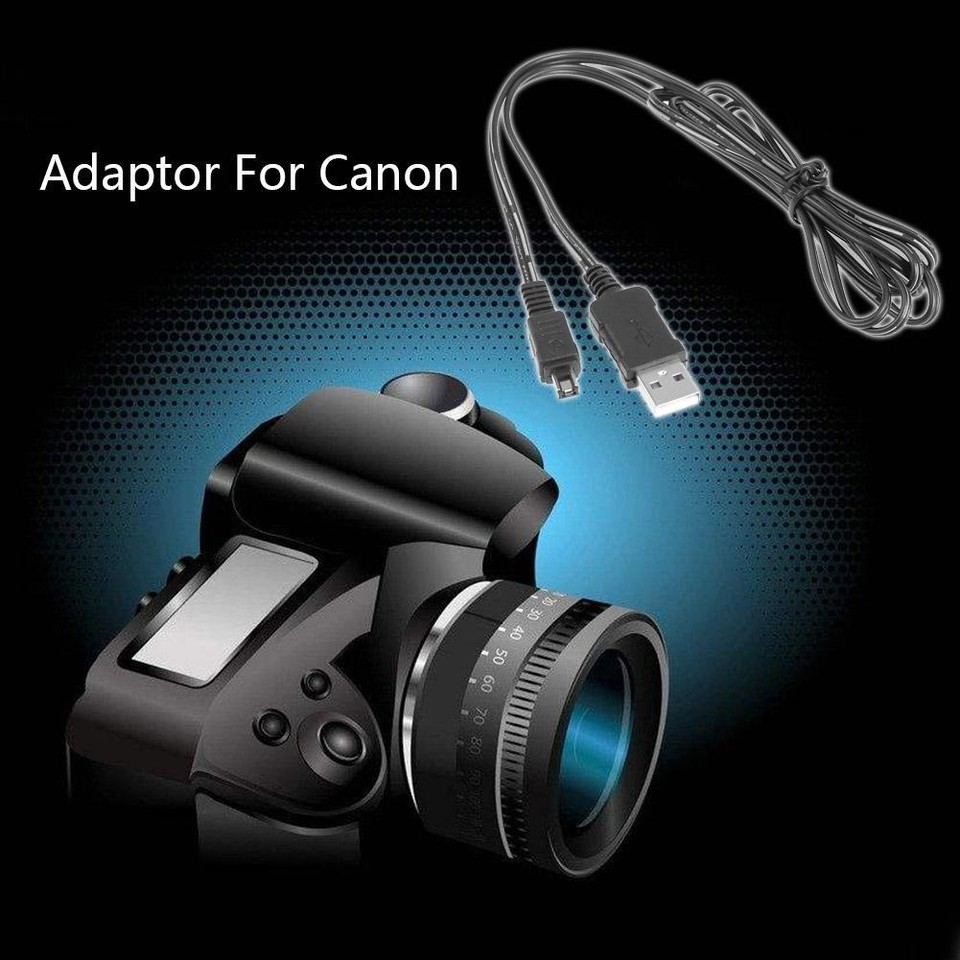1.5m USB Charging Power Cable for Canon Camera Power Adapter CA-110E ...