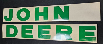 Vintage 1977 John Deere Tractor/Equipment "John Deere" Letter Decals | eBay
