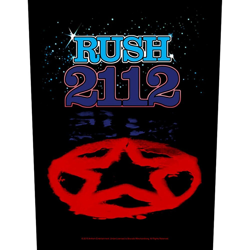 RUSH Back Patch : 2112 : album Official Licenced Merchandise Canadian ...