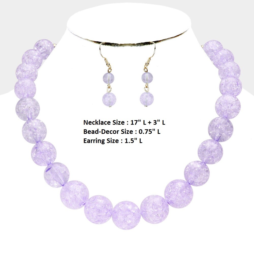 Big Jumbo Pearl Statement Necklace Beaded String Strand Bead Chunky ...