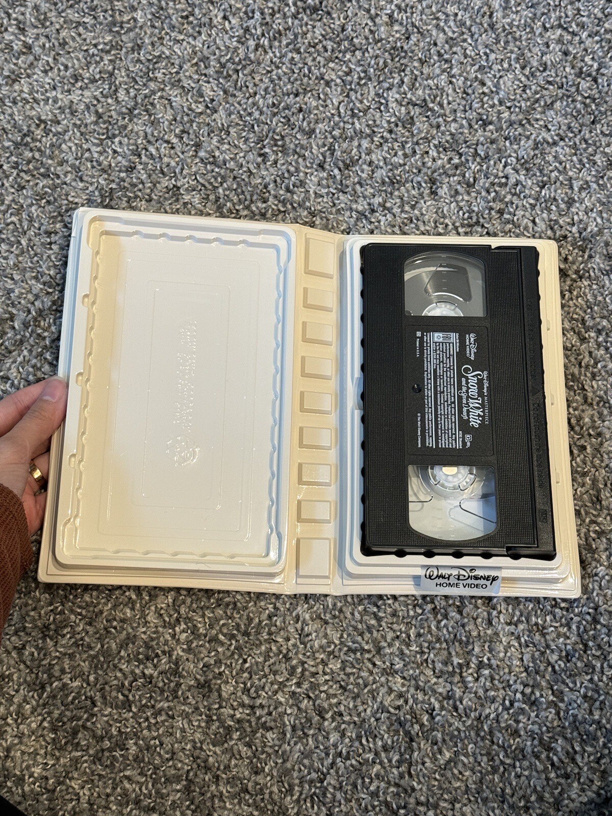 💎 Walt Disney RARE Masterpiece Collection * Snow White * VHS tape ...