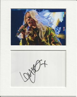 Louisa Johnson x factor signed genuine authentic autograph signature ...