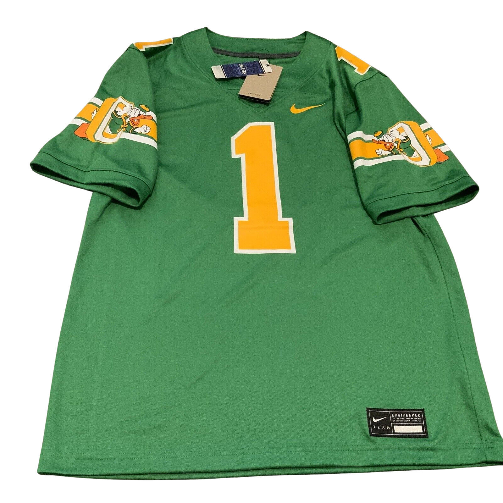 Nike Oregon Ducks Throwback Men's Jersey - Size Large, Green for sale ...