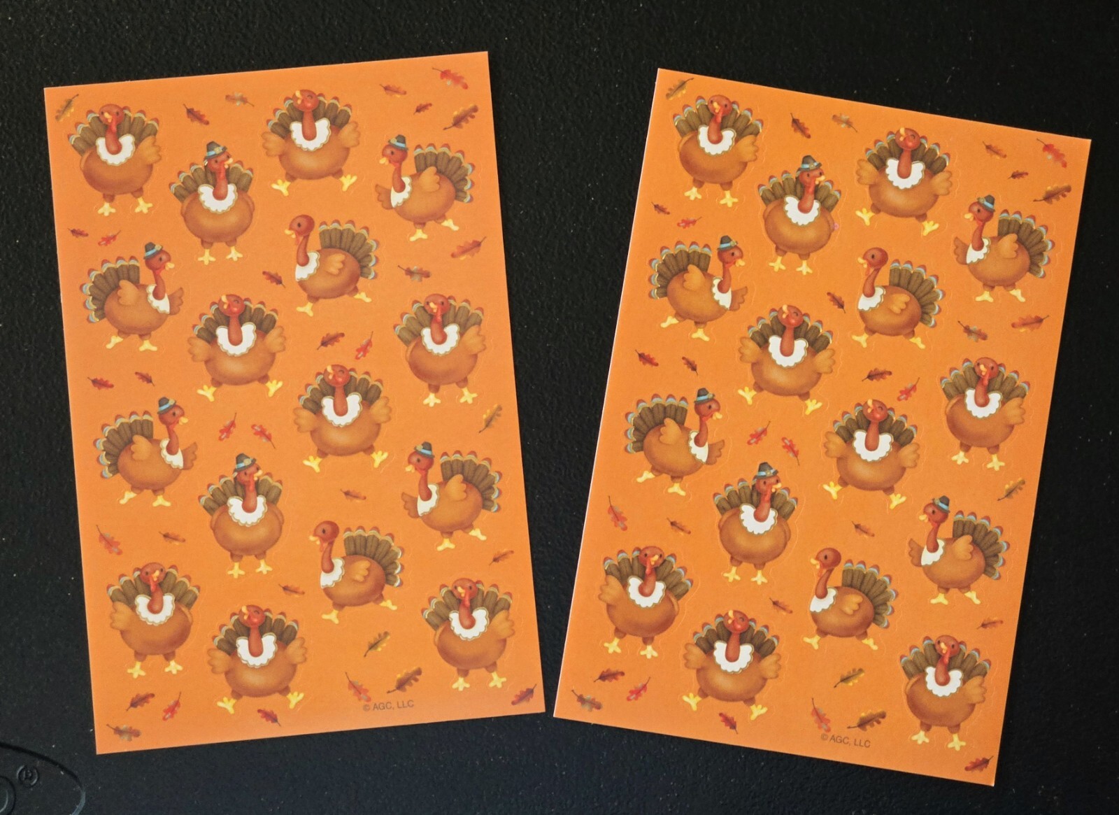 Happy Thanksgiving Sticker Sheet. Turkey. Lot Of 2. | eBay