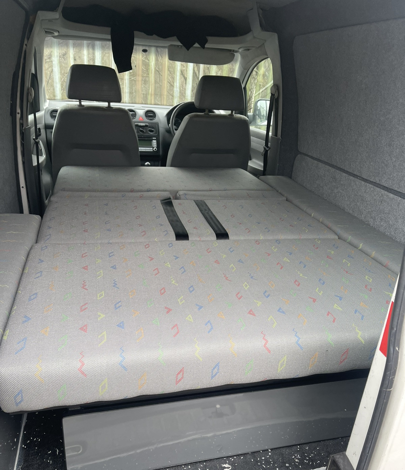 VW Caddy SWB Rock and Roll bed frame and belts. | eBay UK