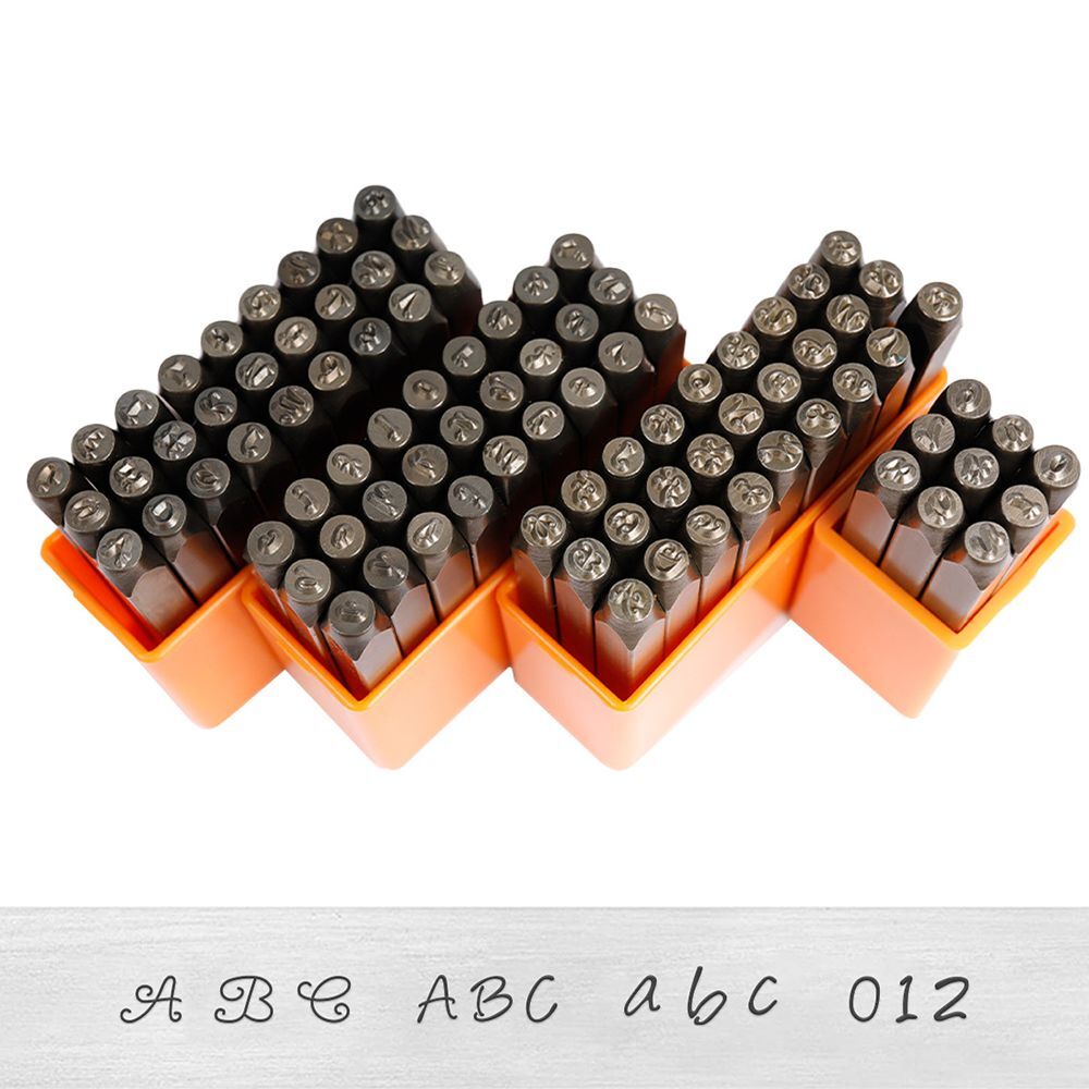 Alphabet Punches Alpha-numeric Punch Letter & Number Punch Metal Stamp ...