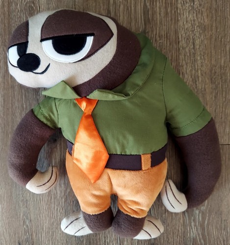 Disney Flash the Sloth Zootopia Stuffed Animal Plush Toy 12" | eBay