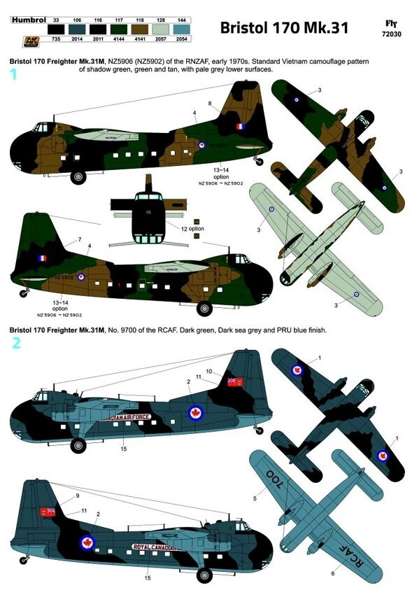 Fly 1/72 Model Kit 72030 Bristol Br170 Freighter MK31 | eBay UK