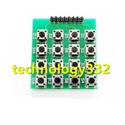 20PC NEW In line 4X4 matrix keyboard 16 keys MCU external expansion ...