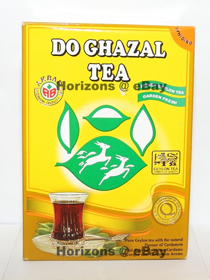 Akbar Do Ghazal Tea - Pure Ceylon, Earl Grey & Cardamom Tea [ 500g ...