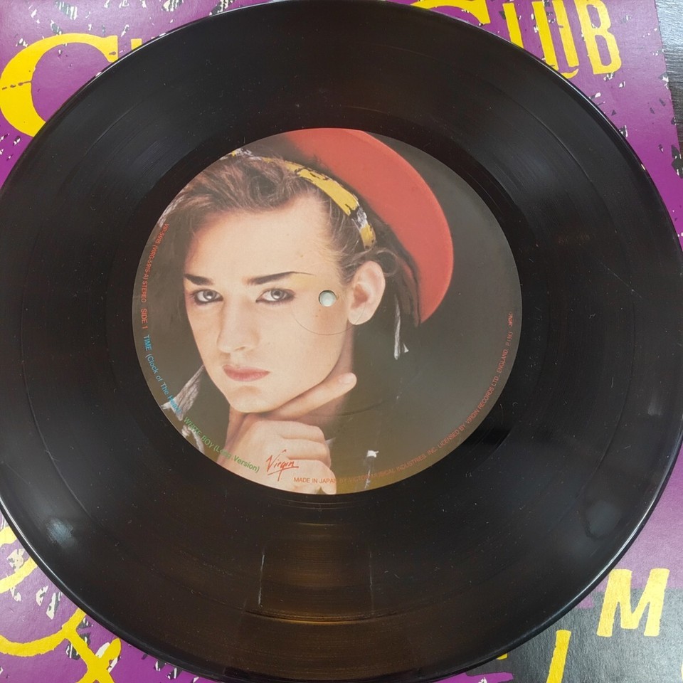 12-Inch Record With Autographed Colored Paper / Culture Club Time | eBay