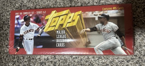 1997 Topps MLB Complete Set - Series 1 & 2 (495 Cards) FACTORY SEALED ...