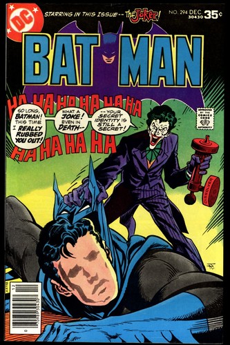 Batman #294 DC Comics 1977 (NM-) Classic Jim Aparo Joker Cover! L@@K ...