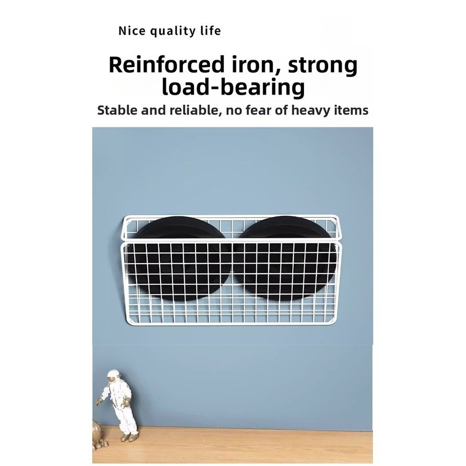 Cable Organizer Router Shelf Wall Mounted No Drill Hanging Storage Box ...