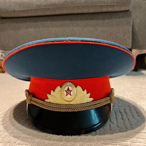 Soviet Army USSR Military Officer Hat Russian Cap | eBay