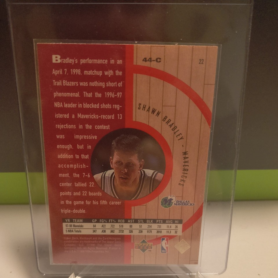 1998-99 Upper Deck Hardcourt - Shawn Bradley #22 | eBay