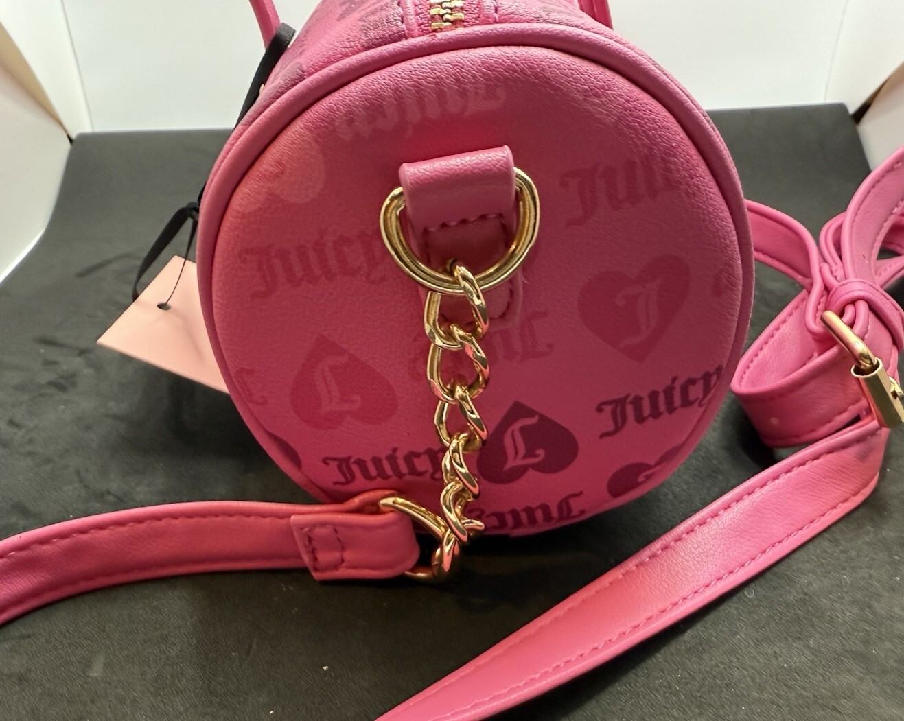 *NWT* Juicy Couture - Juicy Pink Barrel Bag with Small Single Snap ...