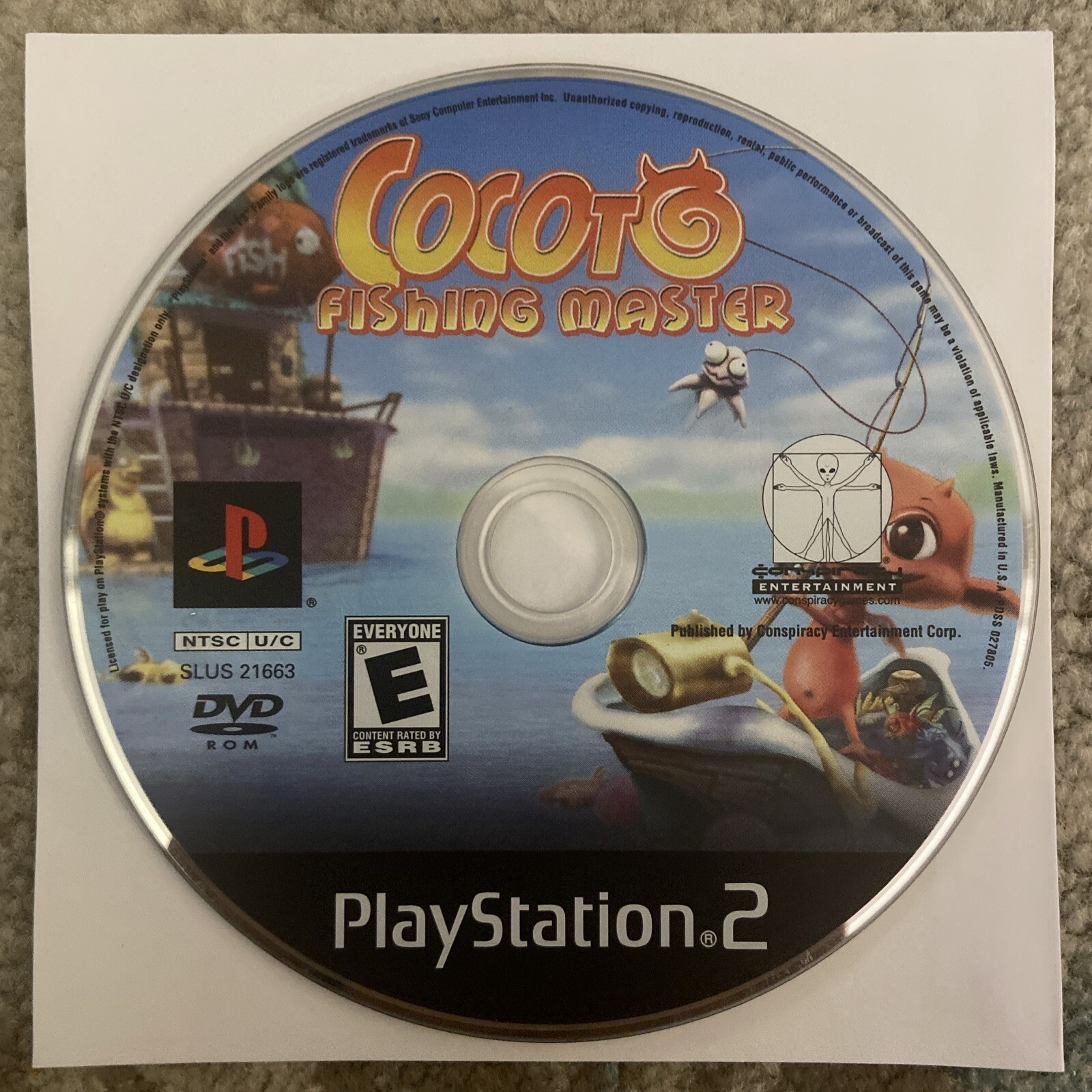 🔥 Cocoto Fishing Master (PlayStation 2 PS2, 2008) Mint Disc Only! See ...