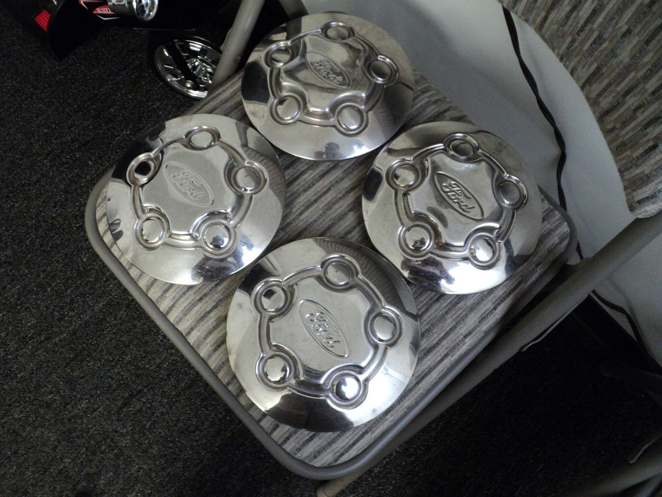 Ford Crown Victoria Police Center Caps Hubcaps (4) Full Set P71 | Front ...